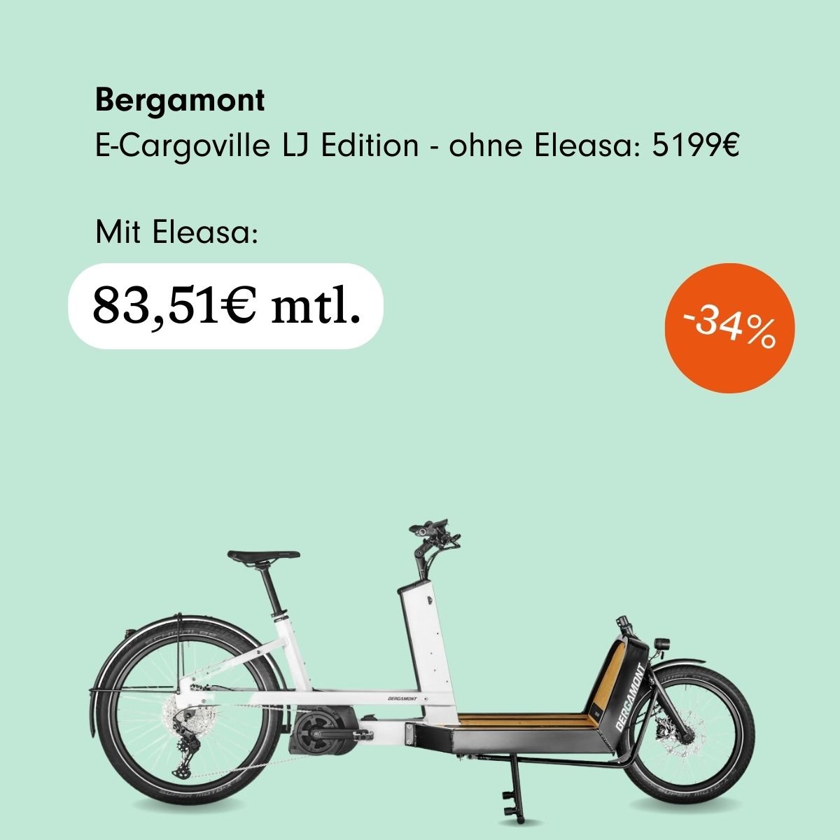 Dienst E-Bike-Leasing von Eleasa - Mitarbeiter-Benefit für Ihre Firma